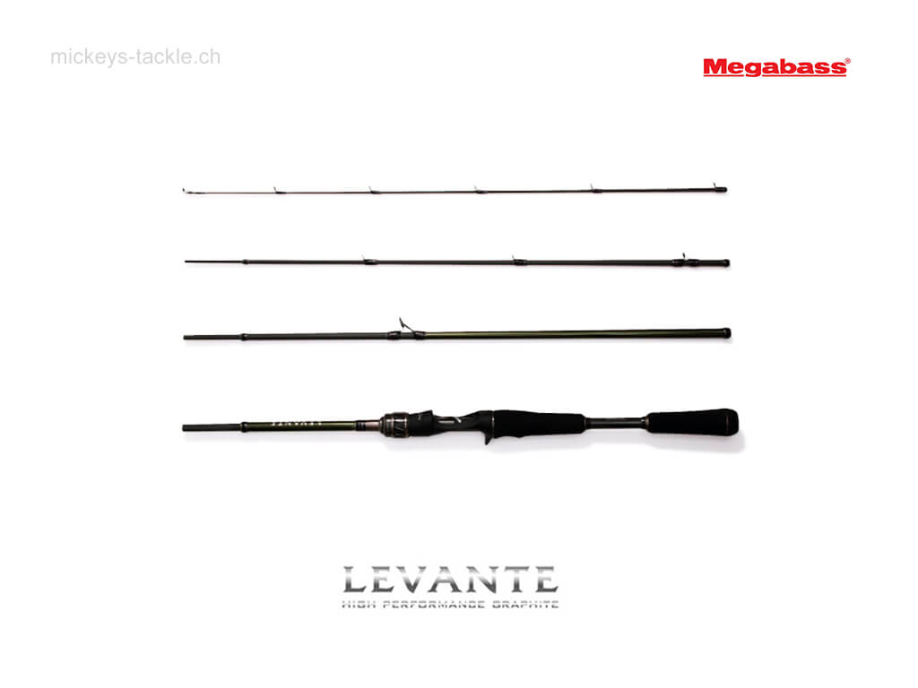 Megabass Levante - Black Bass Rods Megabass